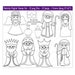 Nativity Digital Stamps,christmas Nativity Stamps,3 Kings,mary and ...