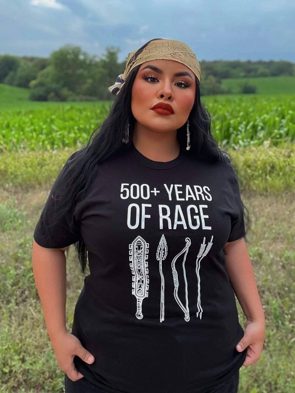 500+ Years of Rage Nalgona Positivity Pride Ancestral Unisex Indigenous ...