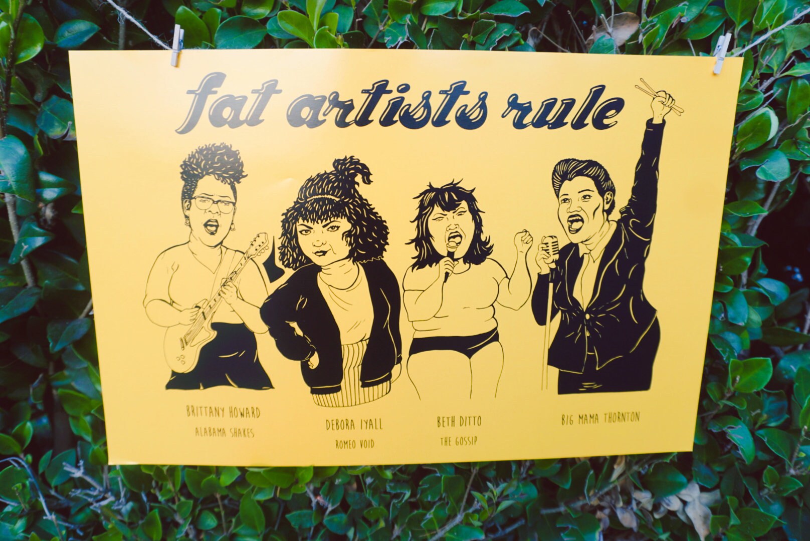 Poster: You Are in a Body Positive Space — Nalgona Positivity Pride