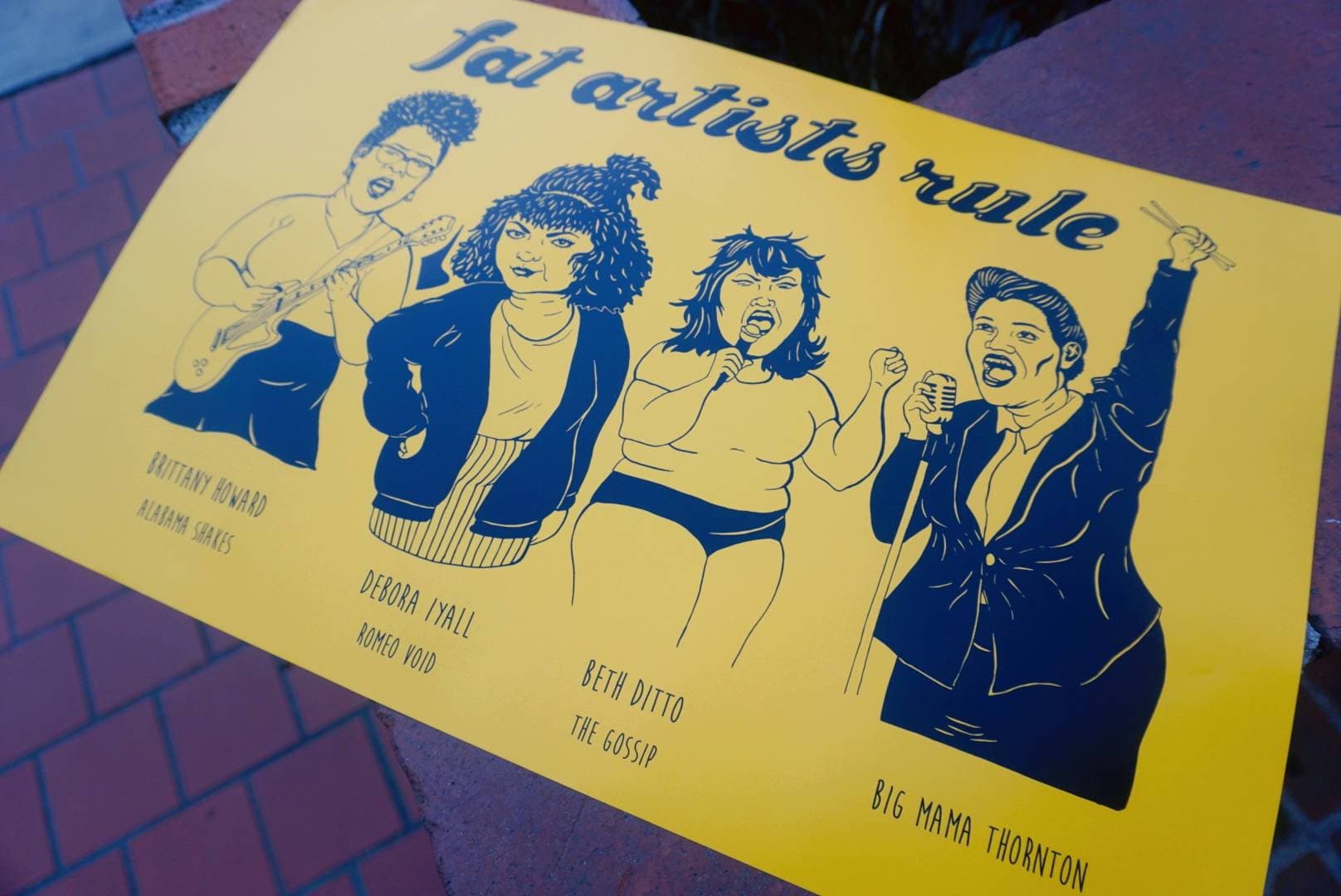 Poster: You Are in a Body Positive Space — Nalgona Positivity Pride