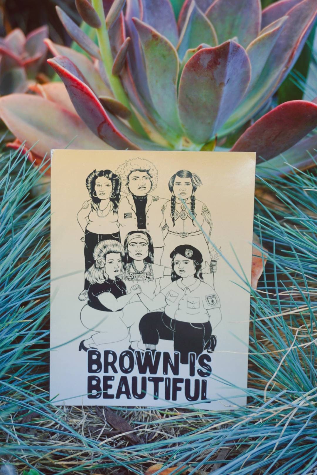 Magnet: Brown Is Beautiful — Nalgona Positivity Pride