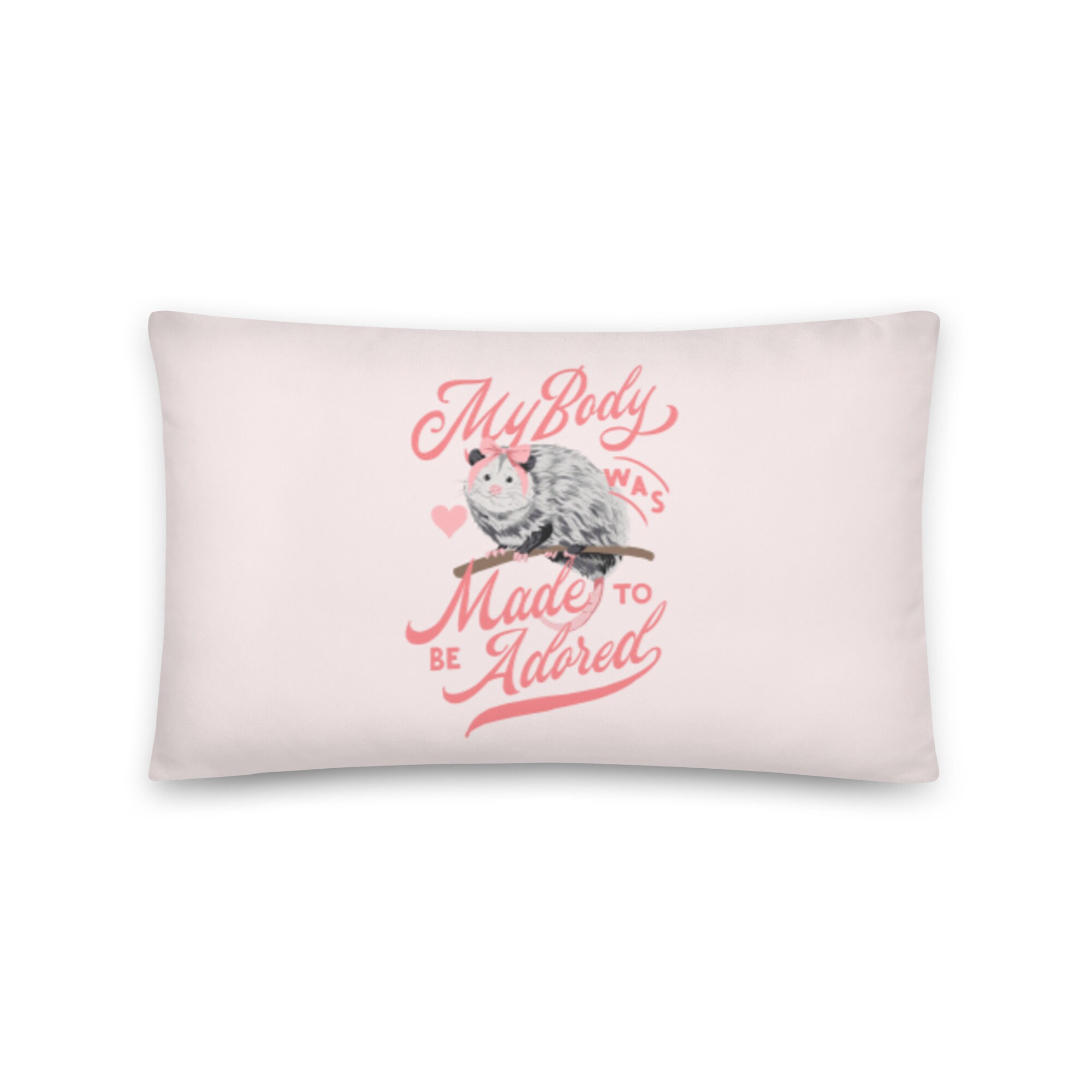 My Body Was Made to be Adored Fat Possum Light Pink Body Positive ...