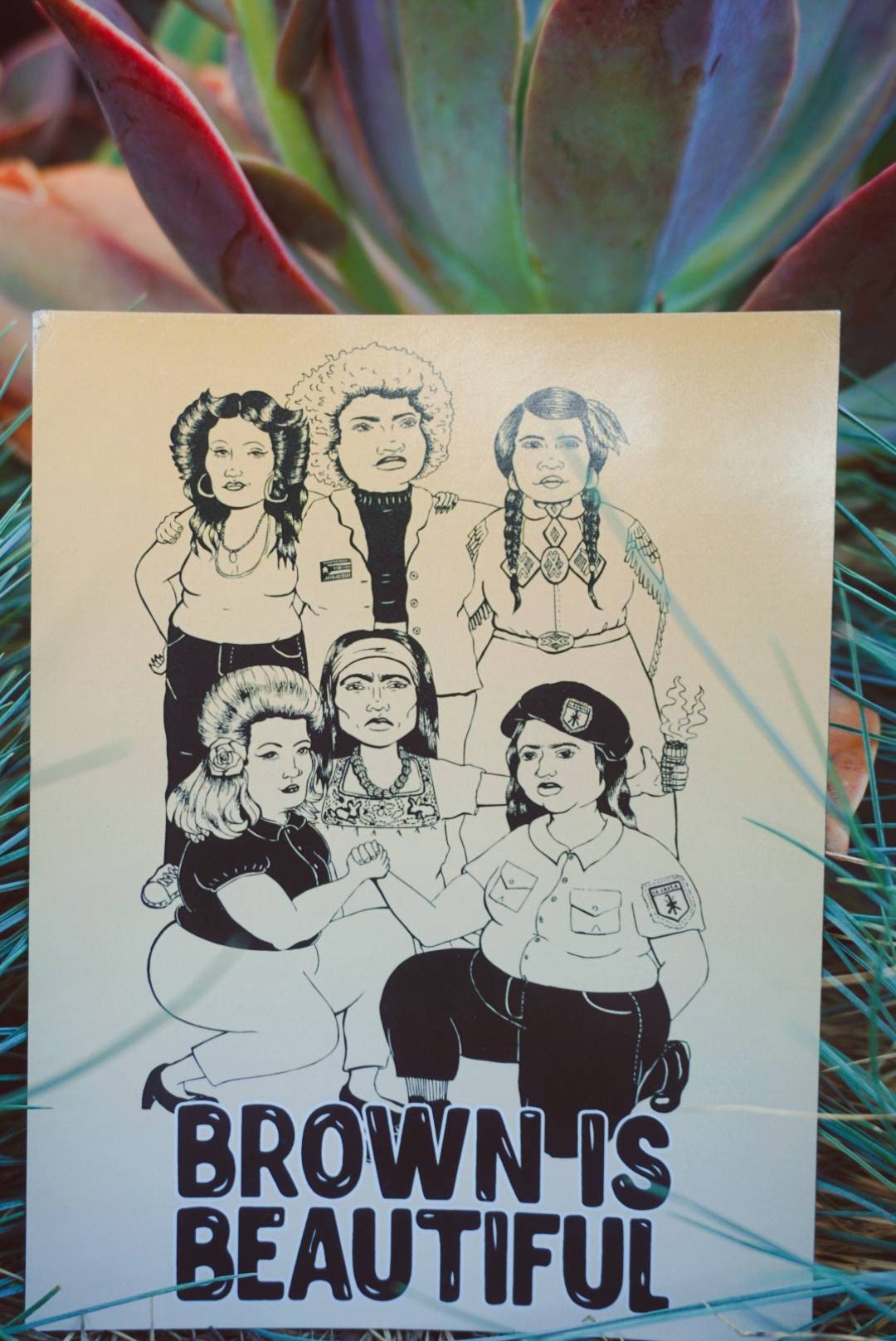 Magnet: Brown Is Beautiful — Nalgona Positivity Pride