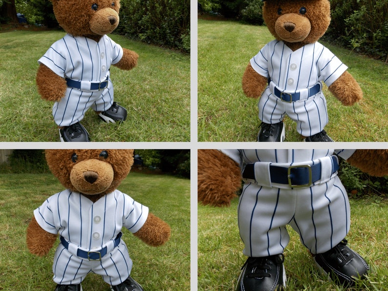 BASEBALL UNIFORM PDF Pattern for Teddy Bear. Fits 15-18 Inch Teddy ...
