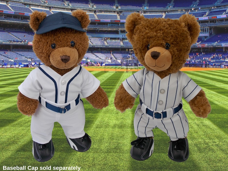 BASEBALL UNIFORM PDF Pattern for Teddy Bear. Fits 15-18 Inch Teddy ...