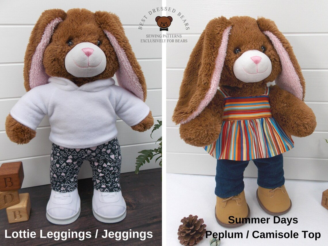 10 X PDF Patterns for Teddy Bear Clothes SAVE 35% teddy - Etsy