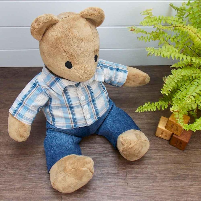 Teddy Bear Trousers Sewing Pattern & Tutorial (fits Seated Memory Bears ...
