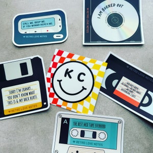 Funny VHS Tape Sticker | UV Safe & Waterproof | Vintage-style Stickers ...