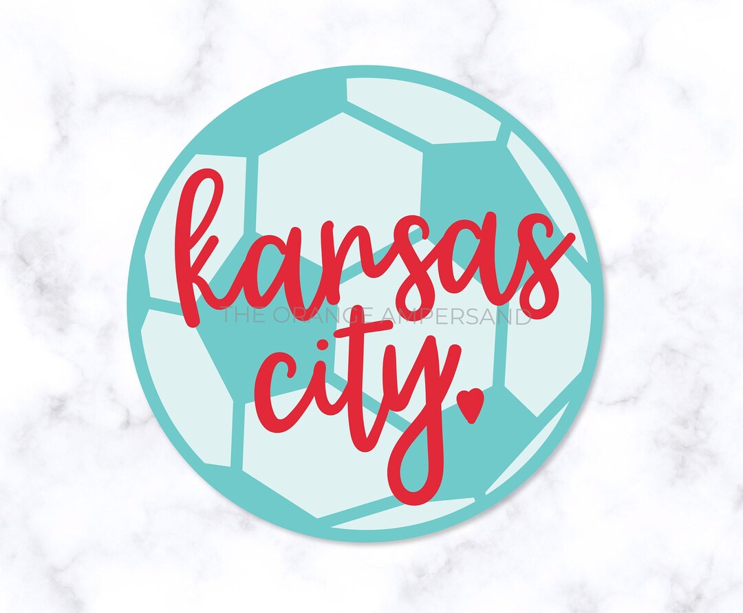 Kansas City Soccer Ball Sticker | UV Safe/waterproof | Current Sticker ...