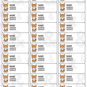 Customized Christmas Cute Orange Tabby Cat Return Address Labels - Etsy