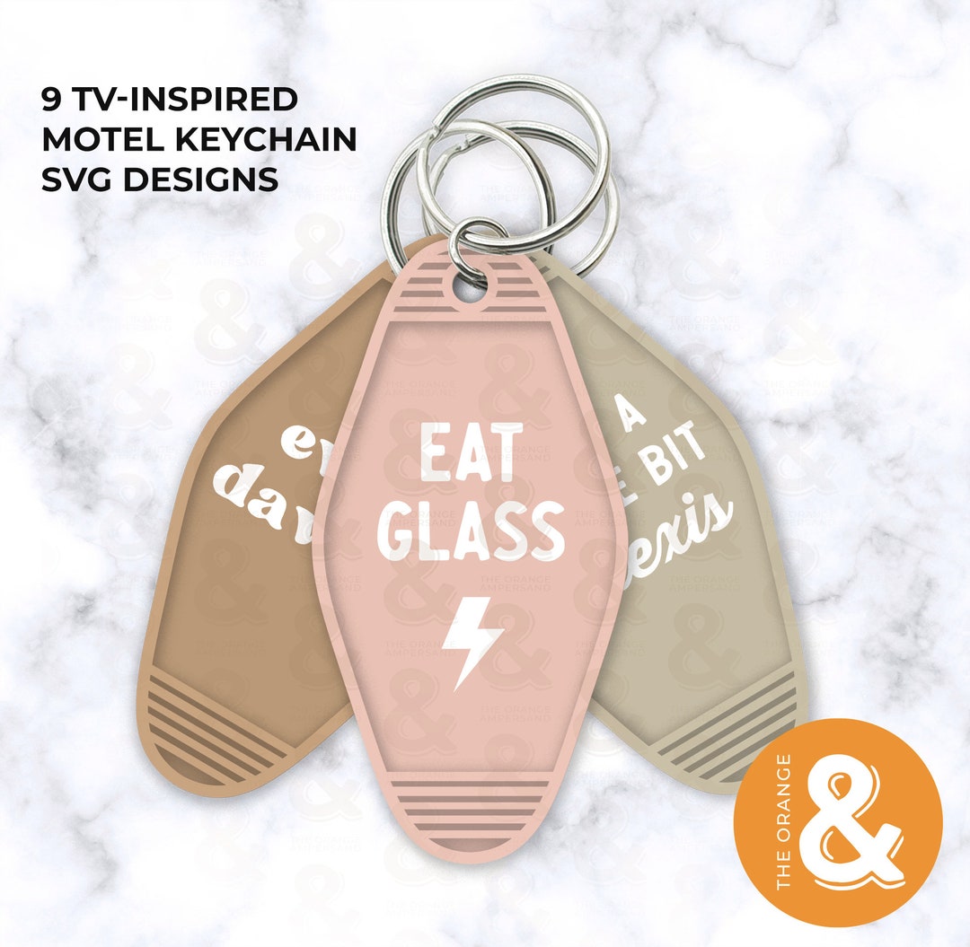 The Creek Motel Keychain SVG Bundle | Motel Keychain SVG | Cricut ...