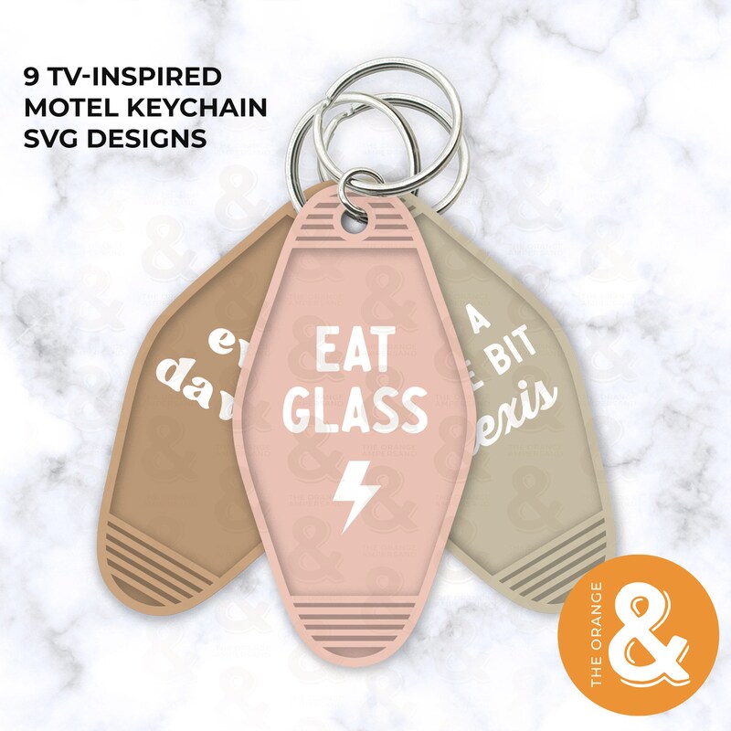 Motel Keychain - Etsy