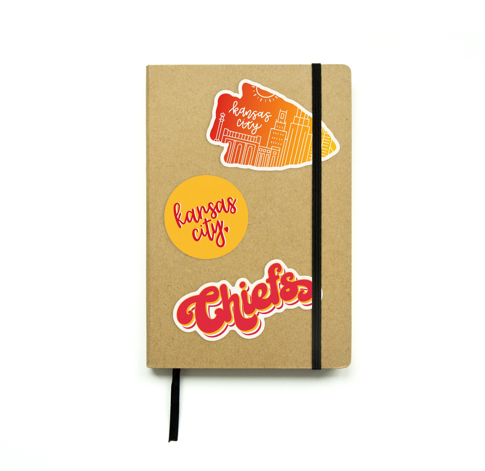 Retro-inspired Kansas City Chiefs Sticker | 3" or 6" | Waterproof | UV ...