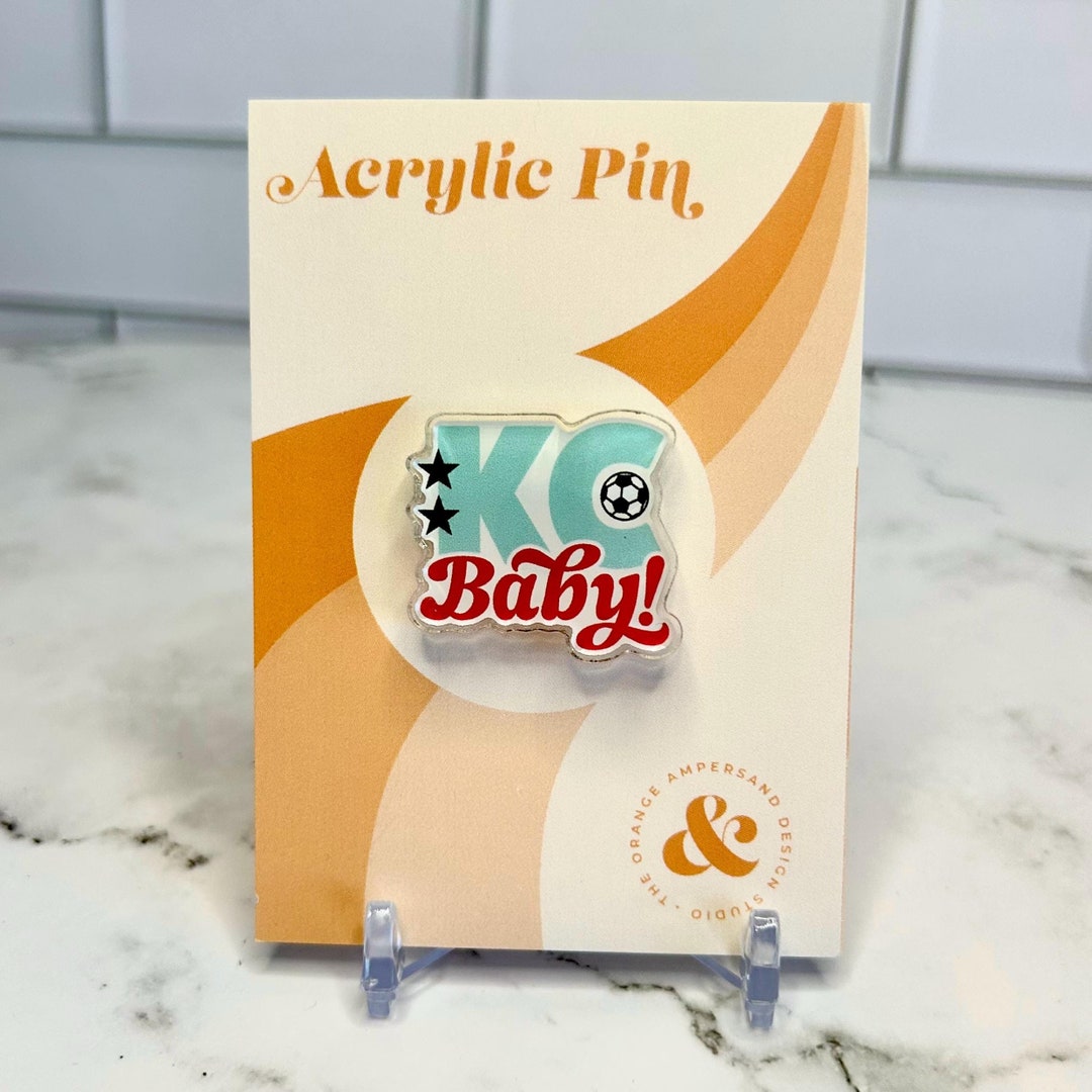 KC Baby KC Current Acrylic Pin Professionally Printed Kc Button Approx ...
