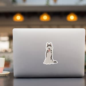 Siberian Husky 3" Sticker | UV Safe & Waterproof! | Wolf Dog Sticker ...