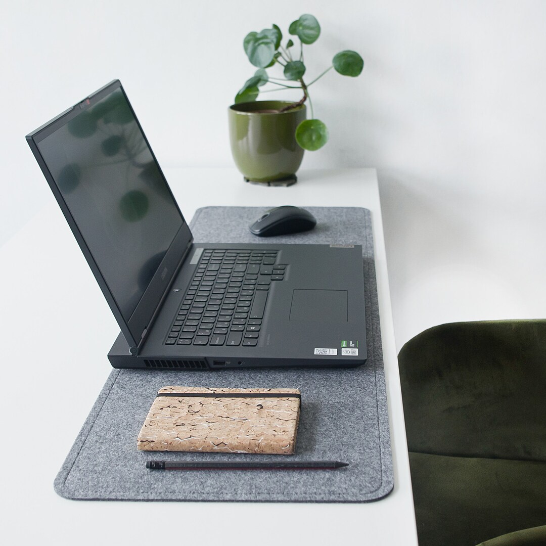 Felt Desk Pad / Desk Mat / Laptop Mat / Felt Desk Pad /home Office ...