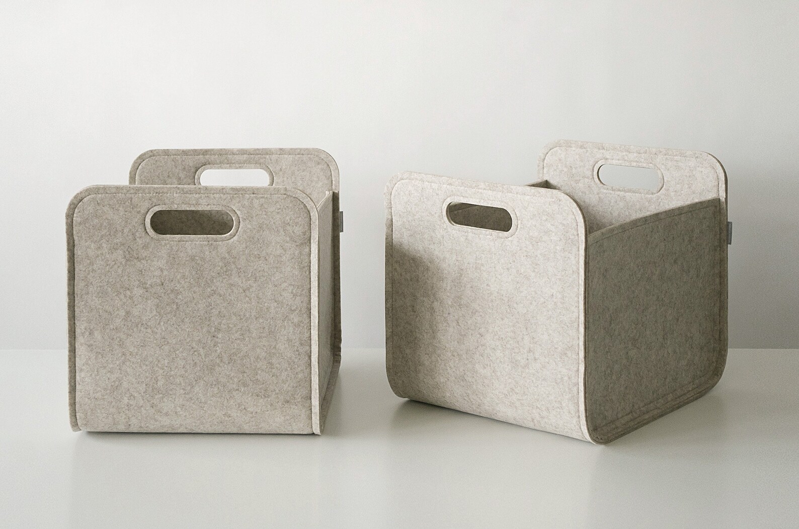 Modern Storage Basket / Felt Storage Bin / Household Storage / - Etsy