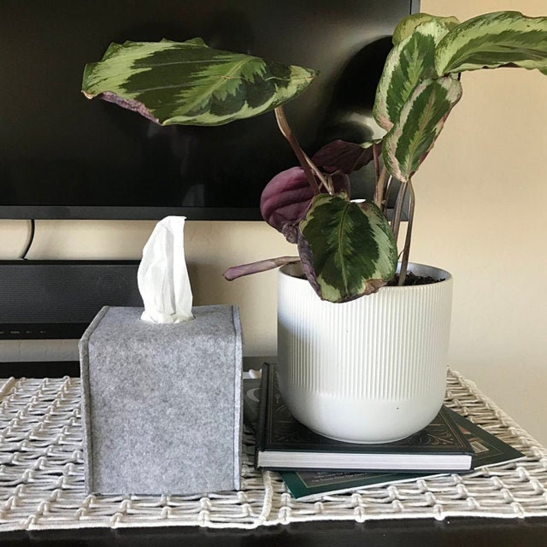 Tissue Box Cover / Felt Tissue Holder / Napkin Holder for - Etsy