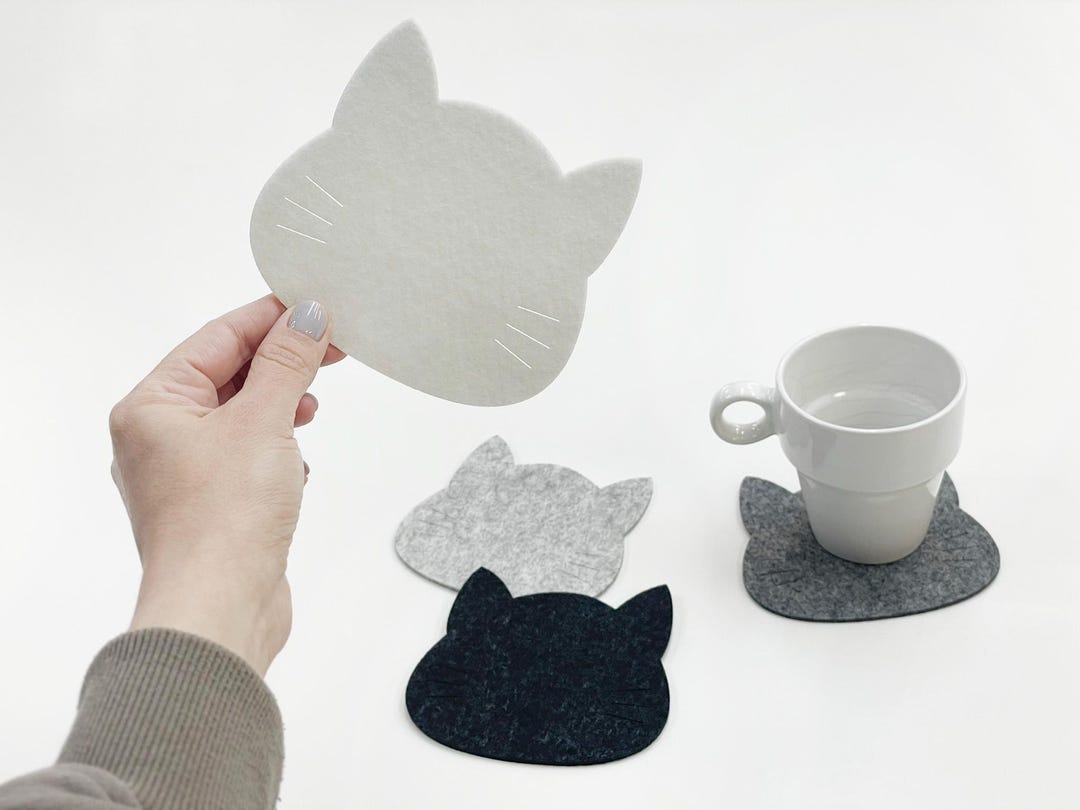 Cats Coasters / Set Coasters / Cute Coasters / Gift Cat Lover - Etsy