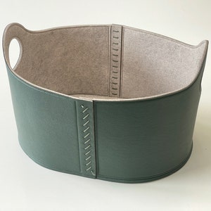 Modern Log Basket for Fireplace/ Firewood Basket/ Strong Storage Basket ...
