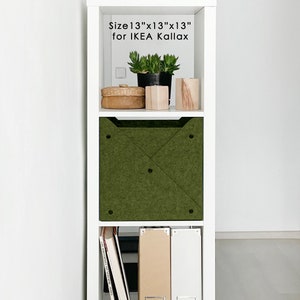 Storage Bin With Metal Buttons / Storage Box / Organizer / Collapsible ...