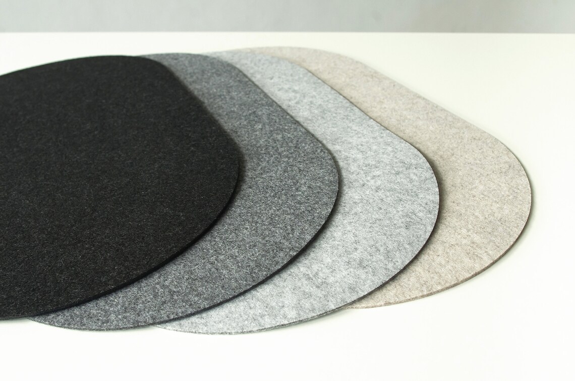 Set Oval Placemats/table Protector /dining Table Sets/ Modern - Etsy