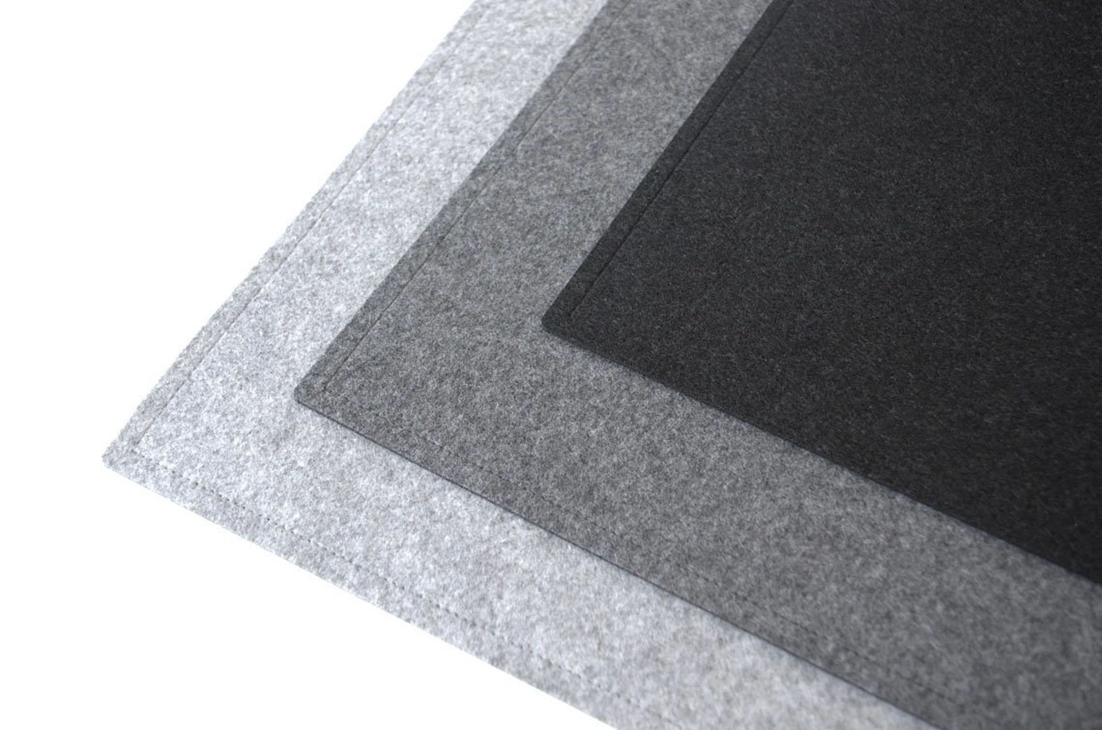 Gray Desk Pad/ Felt Mat / Laptop Mat / Desk Mat / Different - Etsy