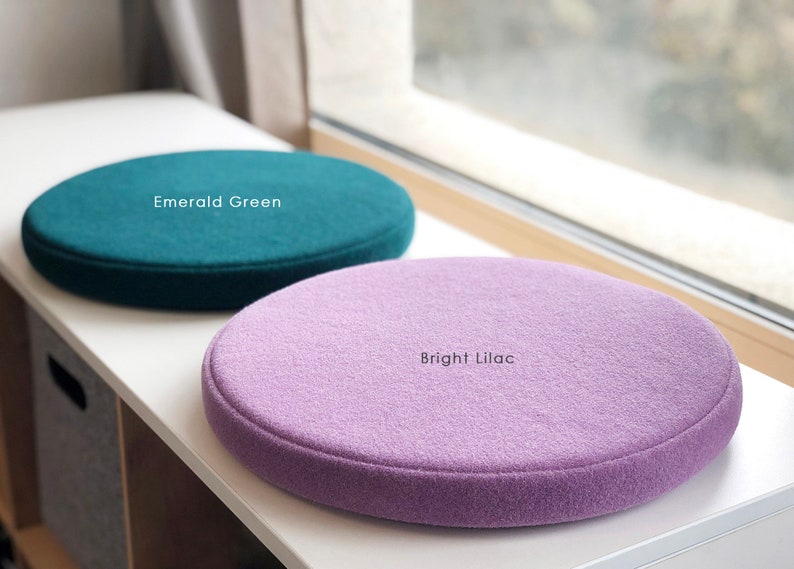 Custom Size Seat Cushion / Round Chair Cushion / Floor Pillow - Etsy