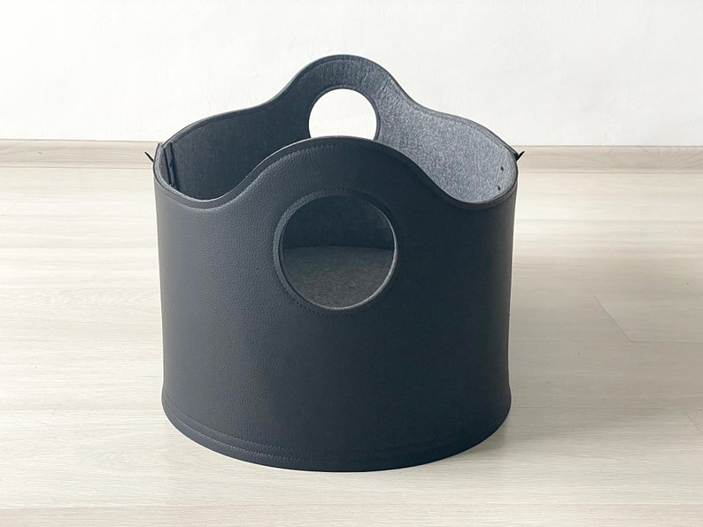 Modern Log Basket for Fireplace / Firewood Basket / Strong - Etsy