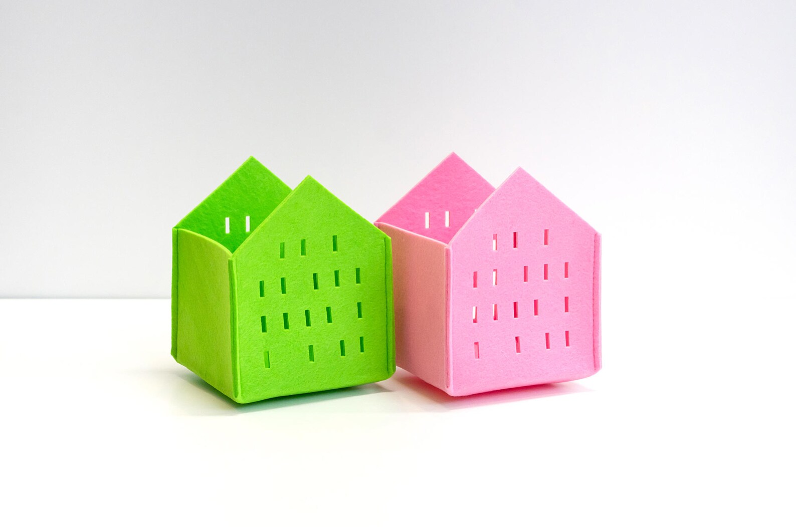 Set of Modern Case for Planters / Felt Houses / Plant Pot / - Etsy