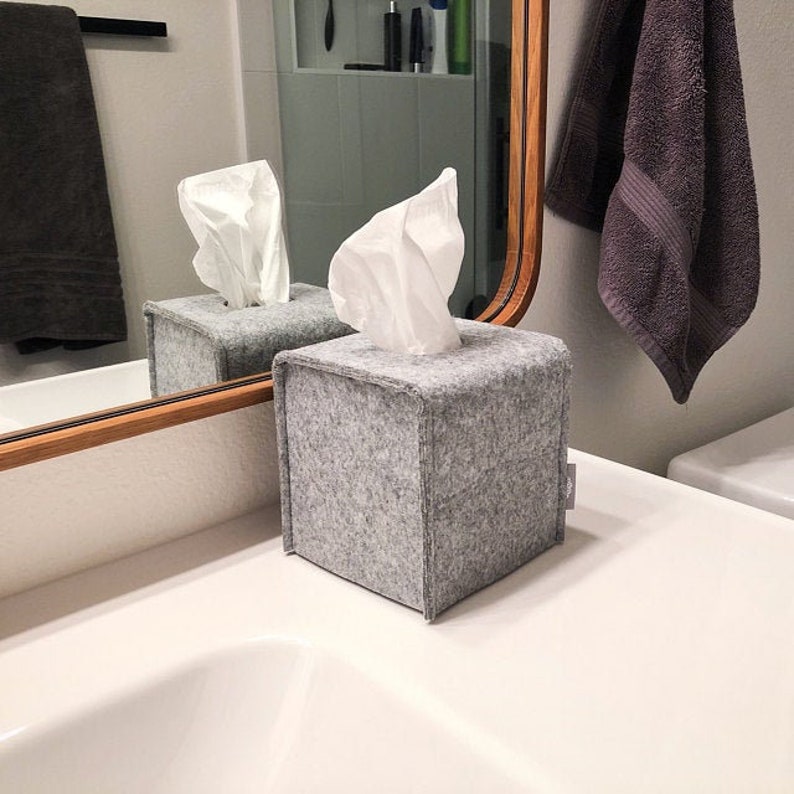 Tissue Box Cover / Felt Tissue Holder / Napkin Holder for - Etsy