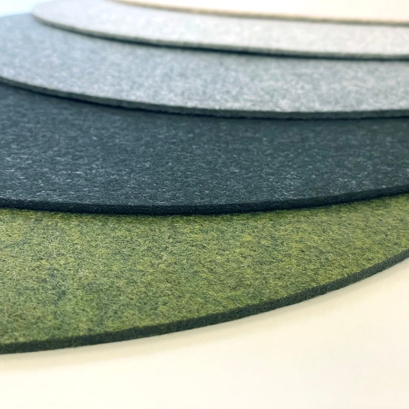 Felt Round Table Mats - Etsy