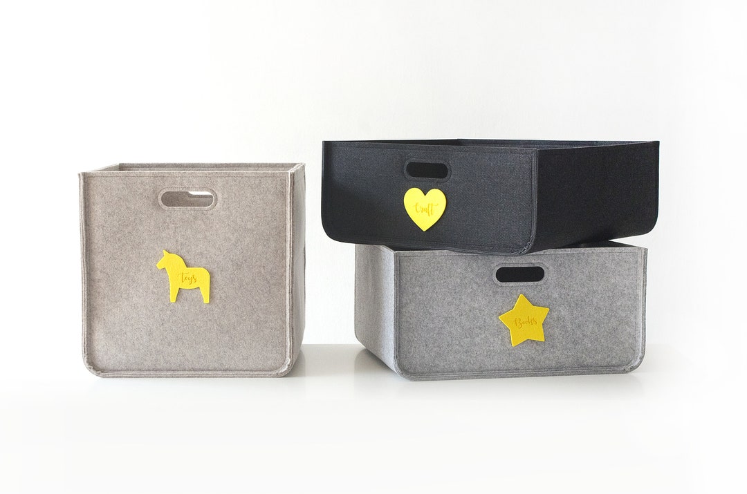 Personalized Name Tags/ Set of 3 Felt Name Labels/ Custom Name Tags ...