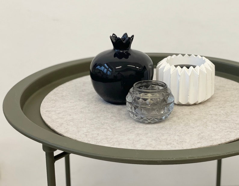 Large Round Pad / Felt Table Cover / Different Sizes Mat - Etsy