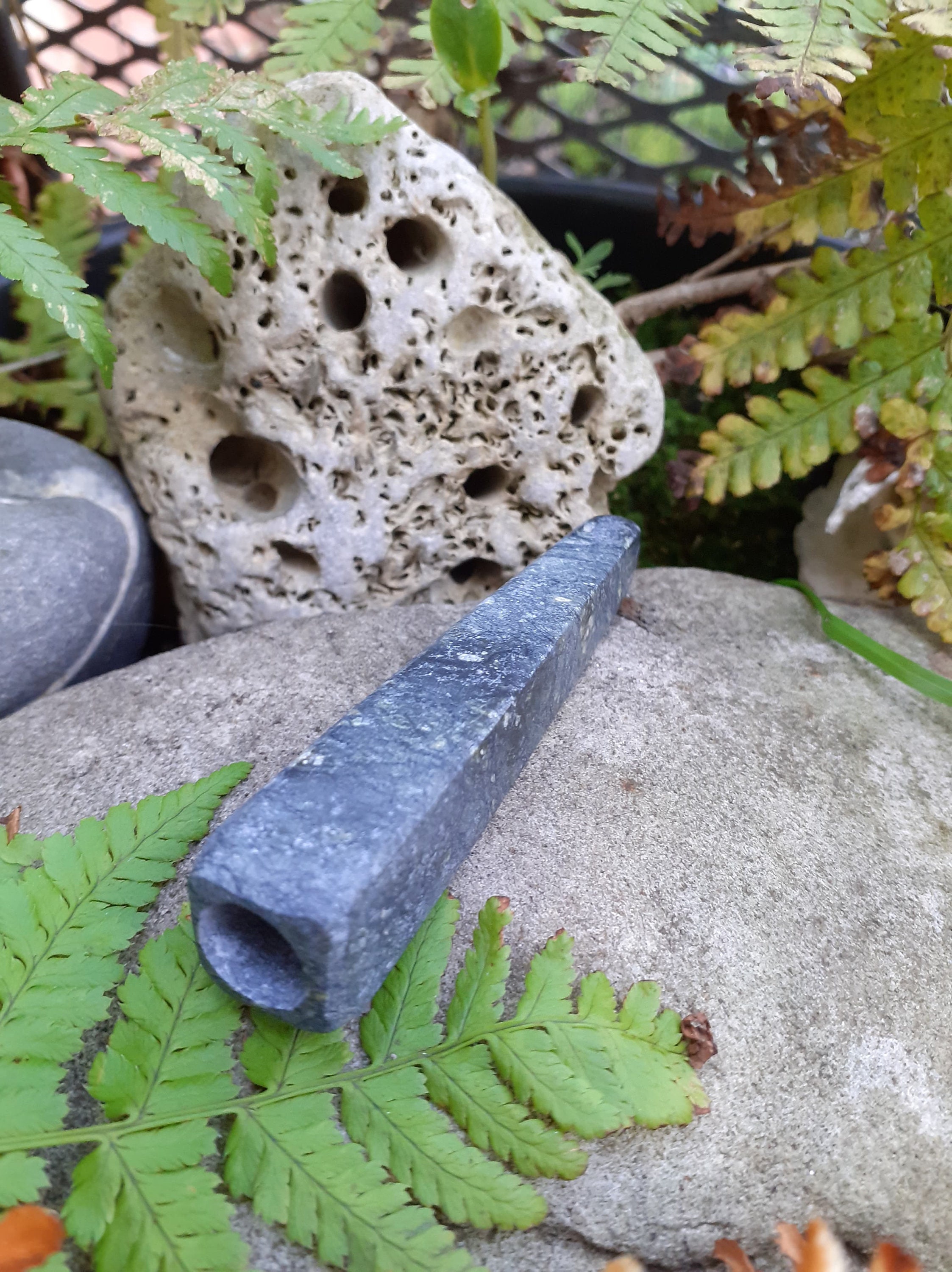 Tobacciana stone smoking pipe handmade natural stone pipe Serpentine ...