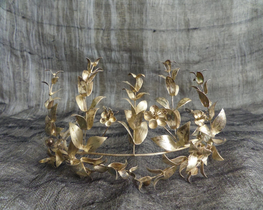 Antique German Wedding Bridal Tiara Headband Myrtle Crown Heirloom ...