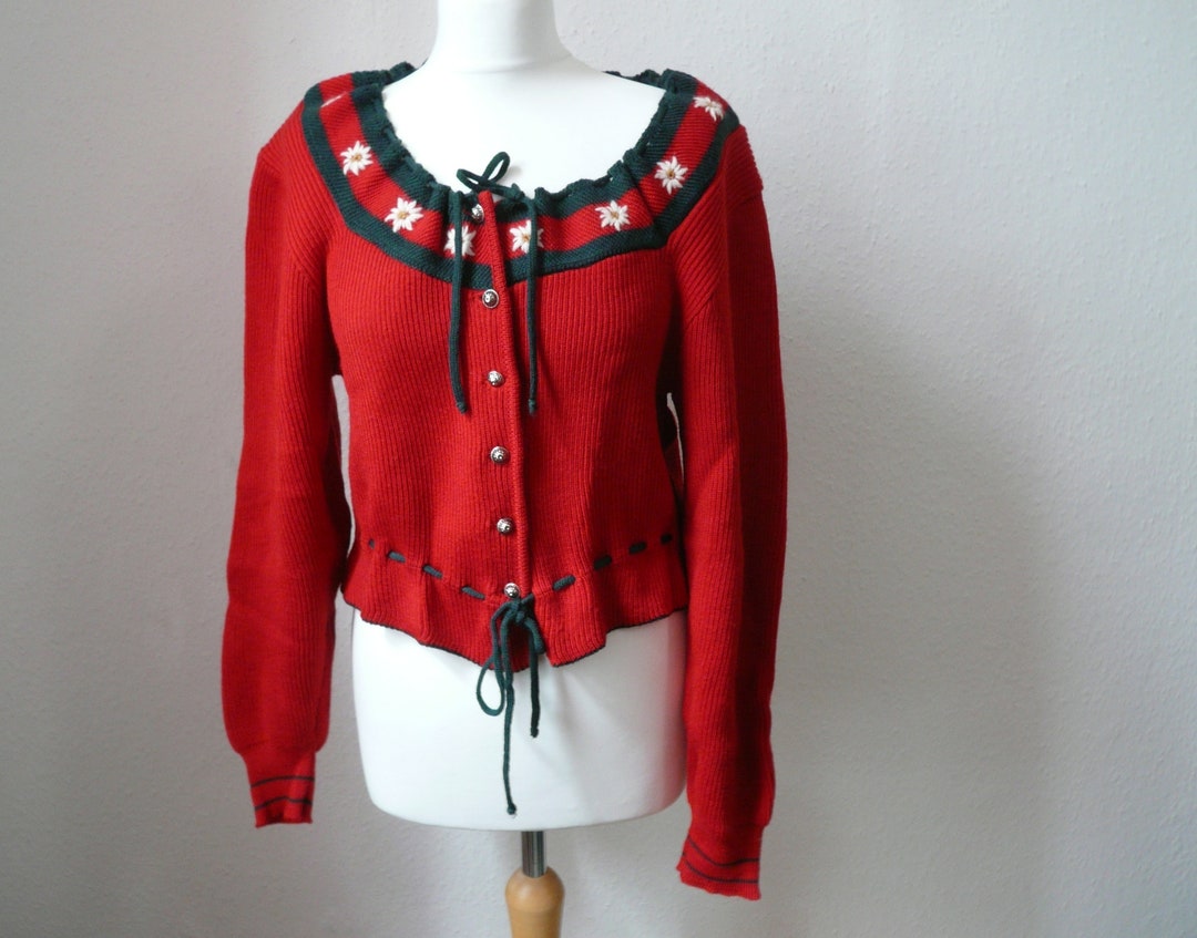 Vintage Austrian 100% Virgin Wool Cropped Cardigan Sweater Size XS S - Etsy