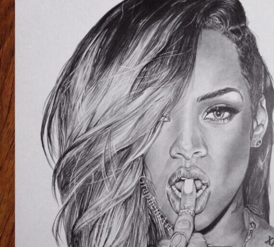 A3 Realistic Hand Drawn, Fine Art Pencil Drawing From Your Photograph ...