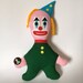 Bubbles the Test Card Clown Novelty Stuffed Toy Plushie, Retro ...