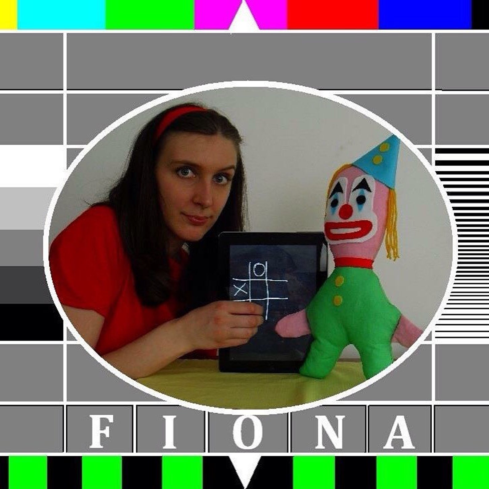 Bubbles the Test Card Clown Novelty Stuffed Toy Plushie, Retro ...