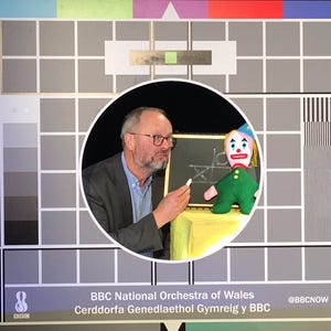 Bubbles the Test Card Clown Novelty Stuffed Toy Plushie, Retro ...