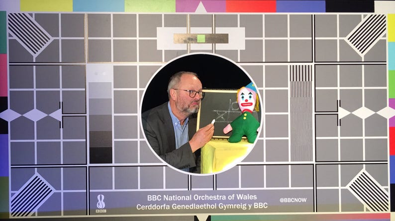 Bubbles the Test Card Clown Novelty Stuffed Toy Plushie, Retro ...