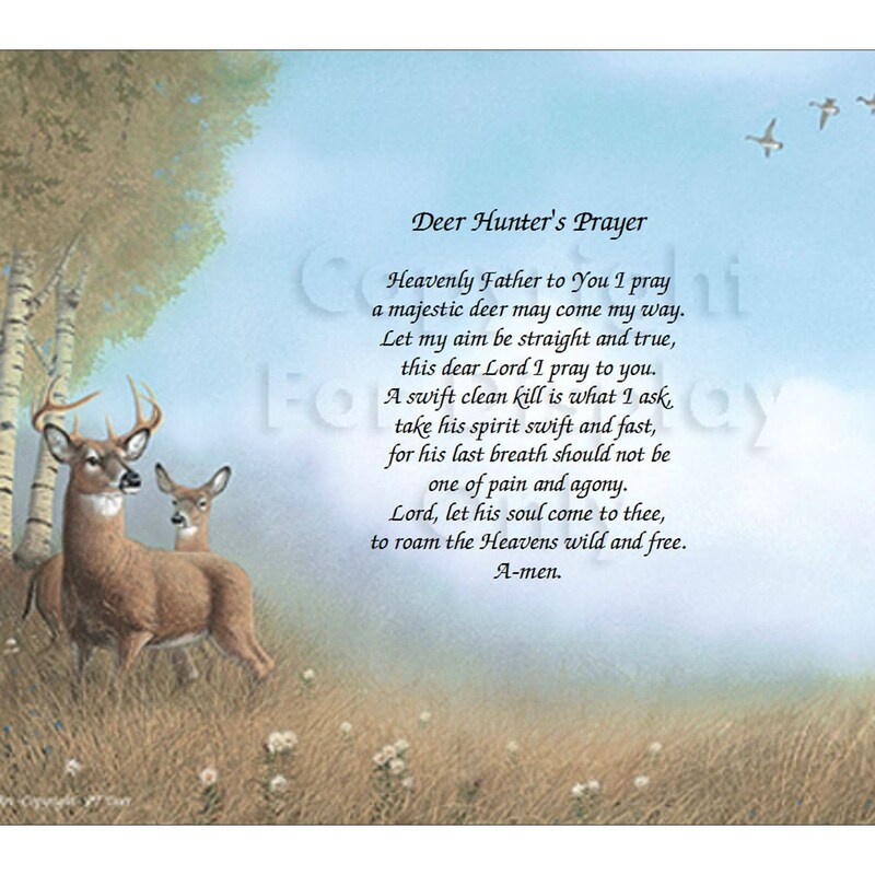 Hunters Prayer - Etsy