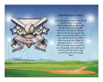 Baseball Prayer - Etsy