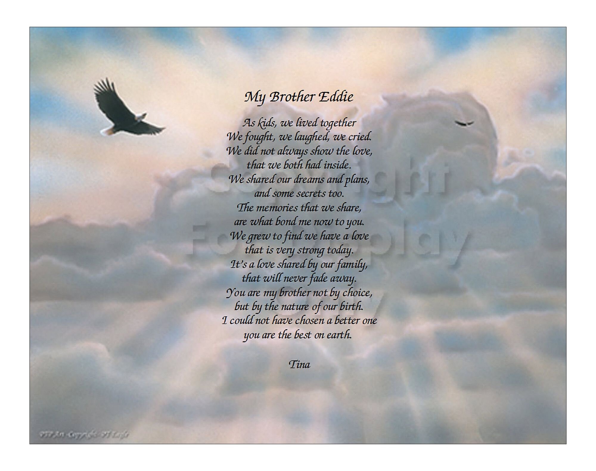 Special Poem For My Brother