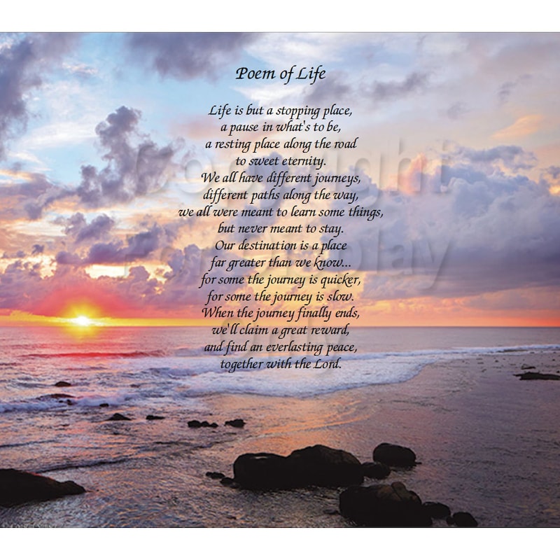 Life Poems - Etsy