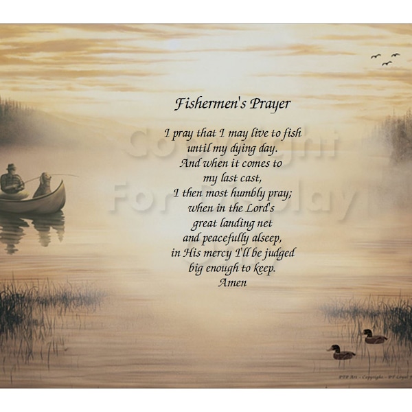 Fishermans Prayer - Etsy