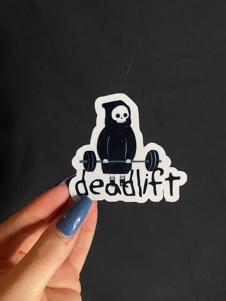 Deadlift Sticker - Etsy