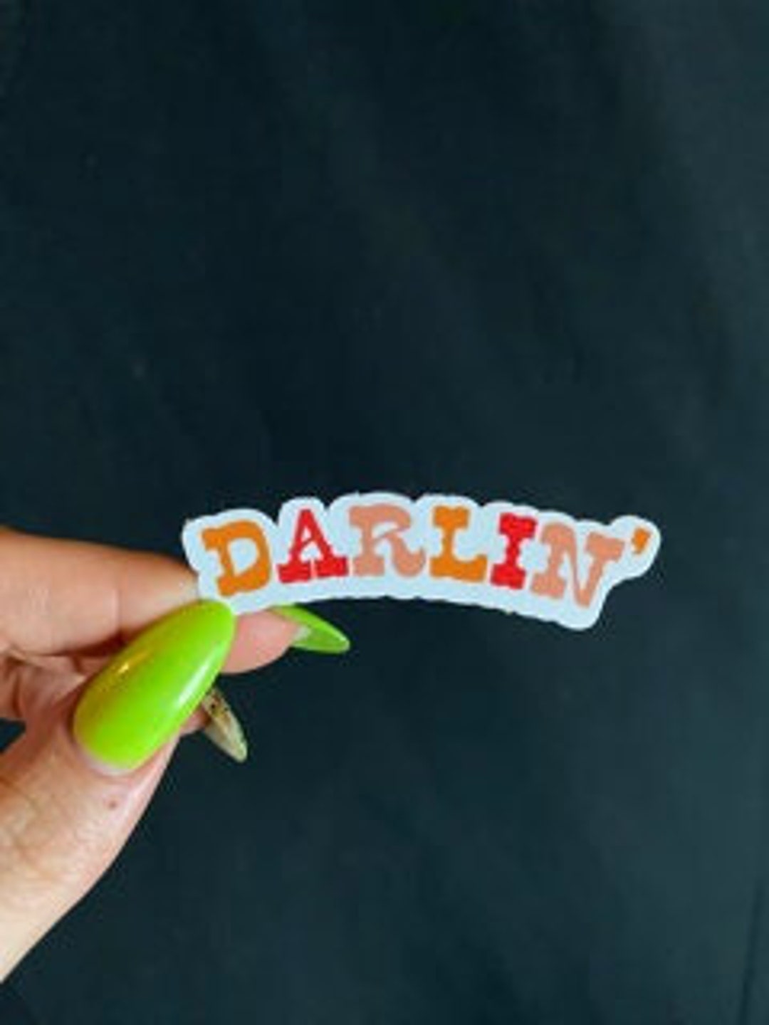 Darlin' Sticker - Etsy