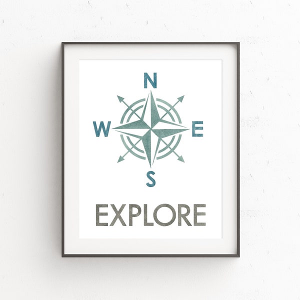 Compass Rose Sign - Etsy